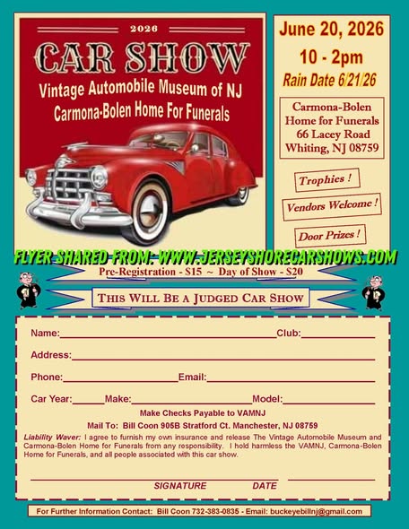 Street of Dreams Car Show- Judged Show – Bordentown, NJ | CarCruiseFinder