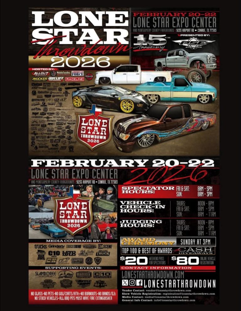 Lone Star Throwdown 2026 – Conroe, TX | CarCruiseFinder