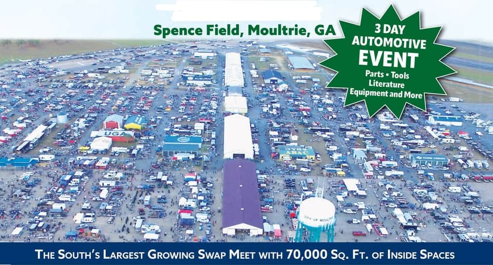 Moultrie Automotive Swap Meet & Car Corral, April 2-4, 2026 – Moultrie ...