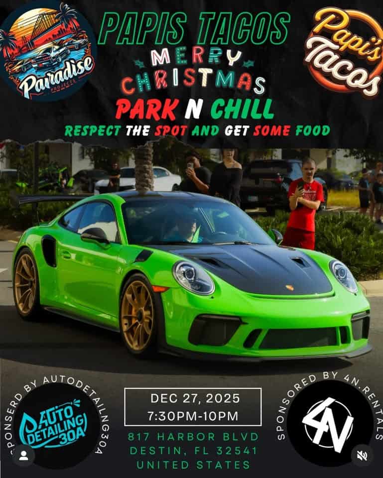 Papi's birthday & car meet – Destin, FL | CarCruiseFinder