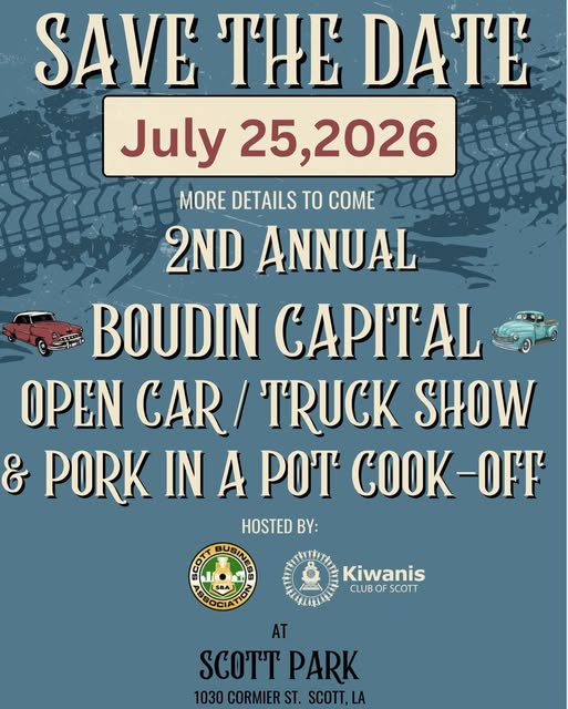 2nd Annual Boudin Capital Open Car / Truck Show & Pork in a Pot Cook ...