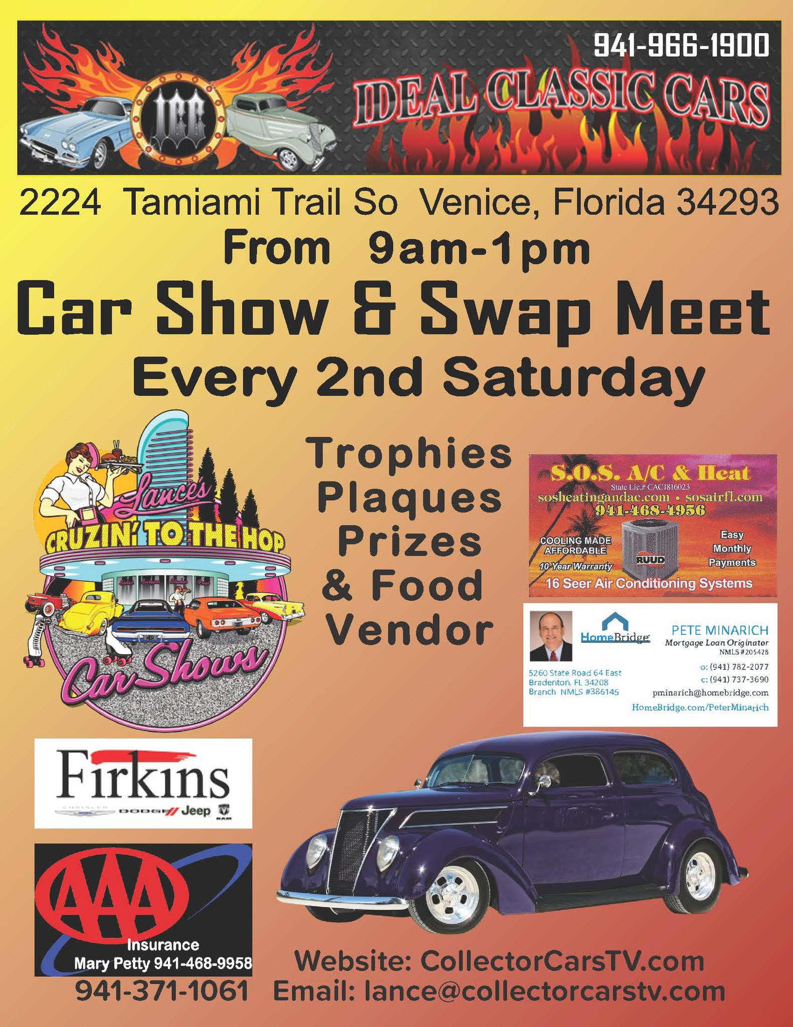 Ideal Classic Cars Car Show & Swap Meet – Venice, FL | CarCruiseFinder