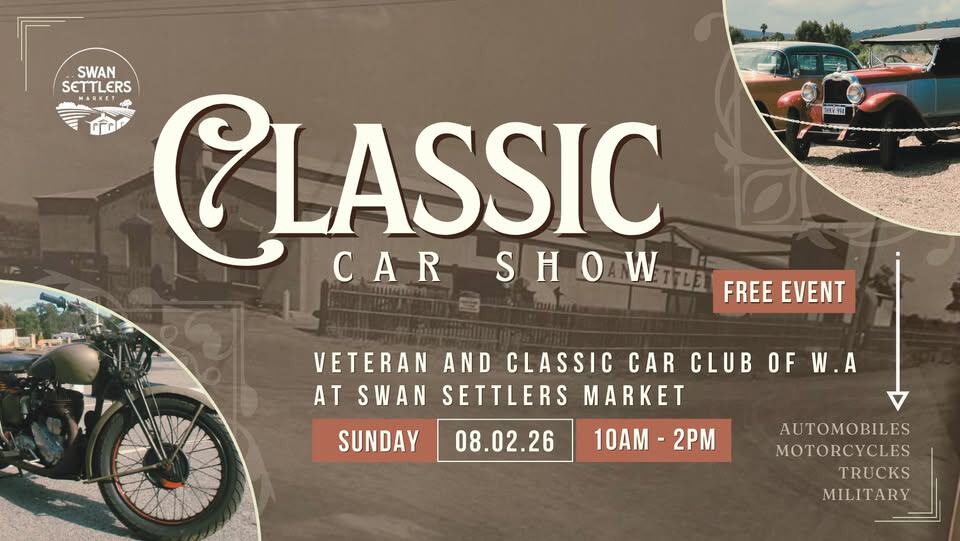 Swan Settlers Market Classic Car Show – Herne Hill, WA | CarCruiseFinder