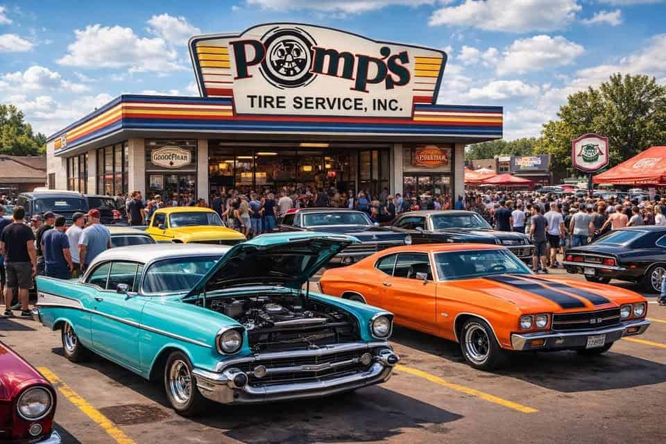 2nd Annual Pomps Tire Car show – Monroe, WI | CarCruiseFinder