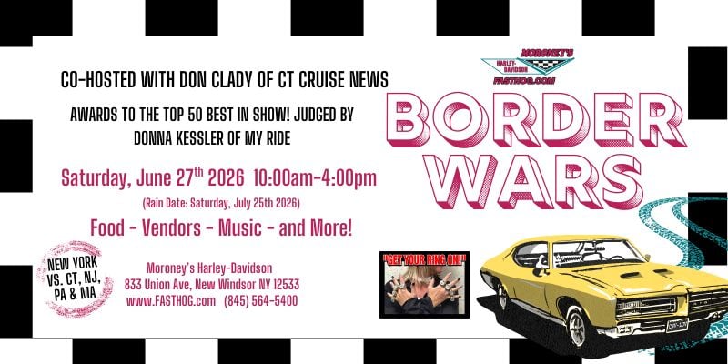 Border Wars Car & Bike Show – New Windsor, NY | CarCruiseFinder