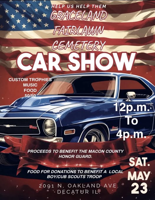 Graceland Fairlawn Cemetery Car Show – Decatur, IL | CarCruiseFinder