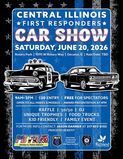 Central Illinois First Responders Car Show – Decatur, IL | CarCruiseFinder