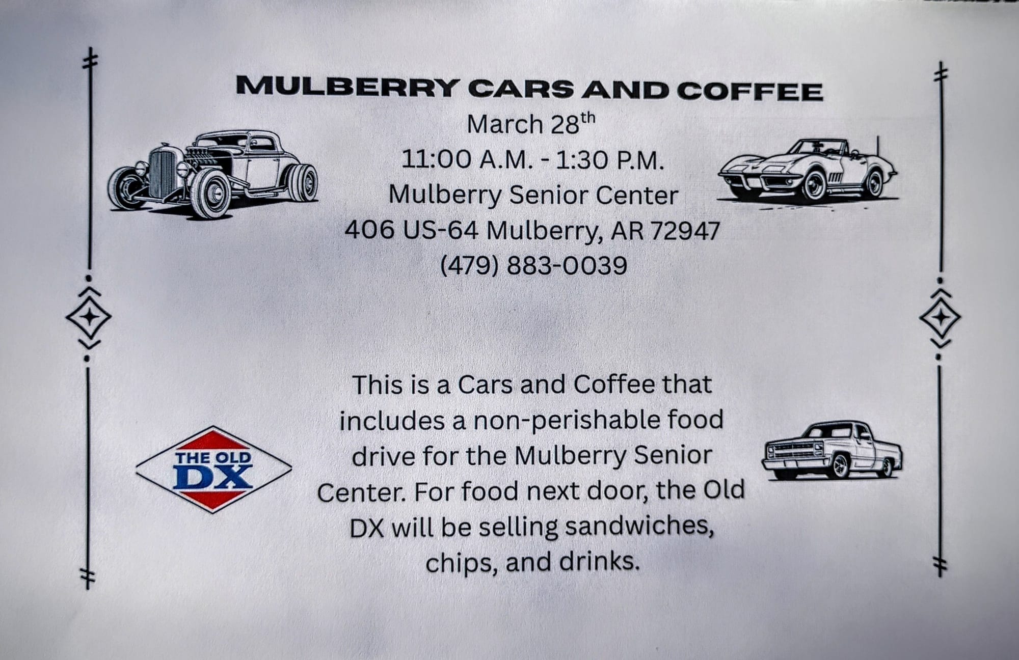 Mulberry Cars And Coffee – Mulberry, AR | CarCruiseFinder