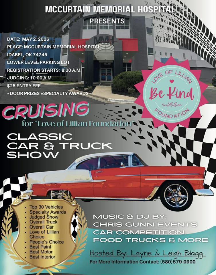 McCurtain Memorial Hospital Presents Cruising for 'Love of Lillian ...