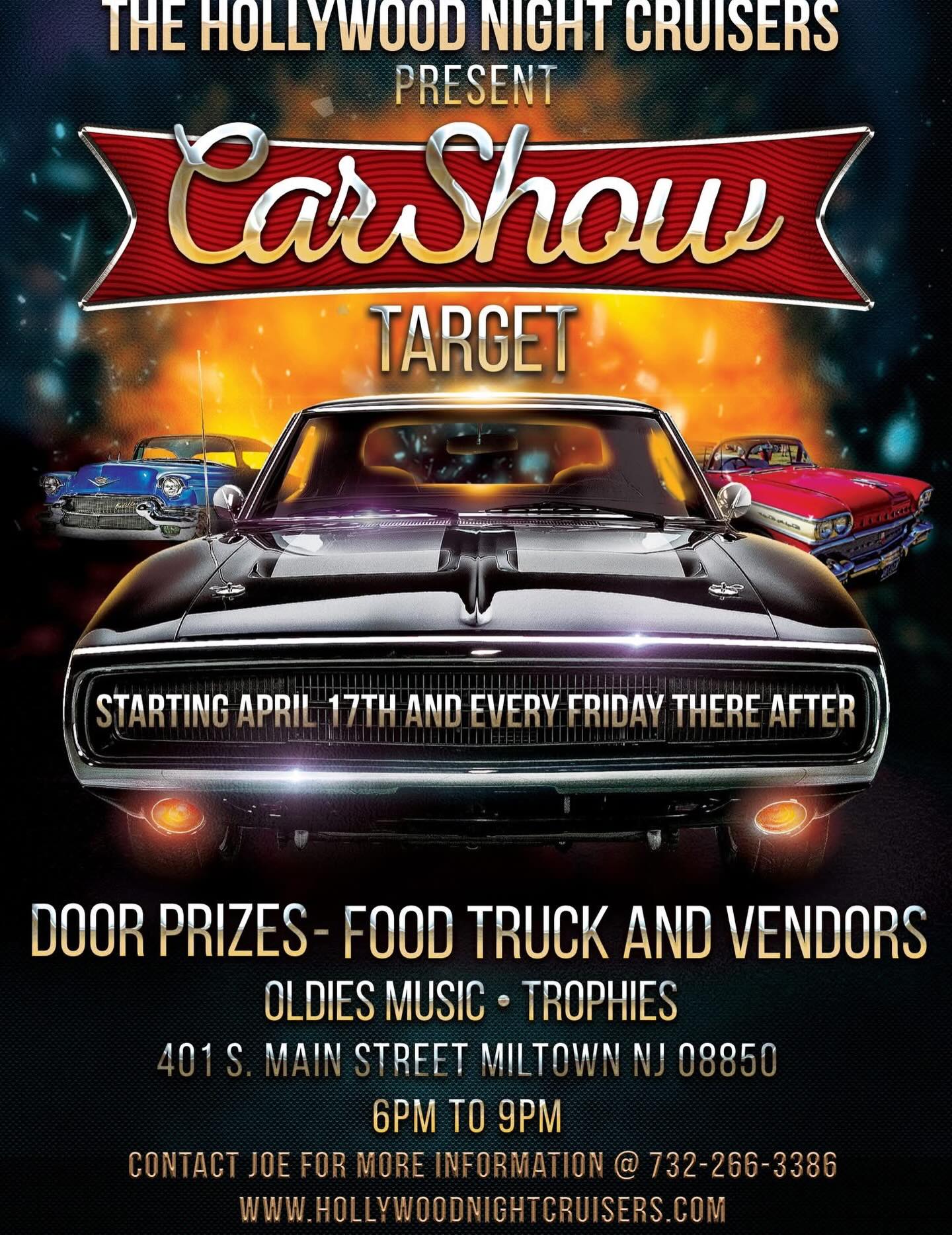 The Hollywood Night Cruisers Car Show at Target – Miltown, NJ ...