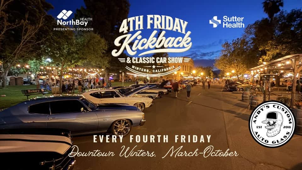 4th Friday Kickback & Classic Car Show – Winters, CA | CarCruiseFinder