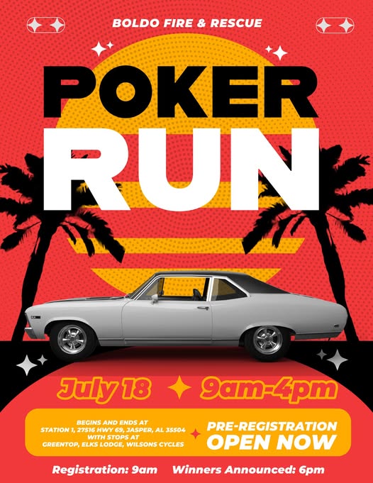 Boldo Fire & Rescue Poker Run – Jasper, | CarCruiseFinder