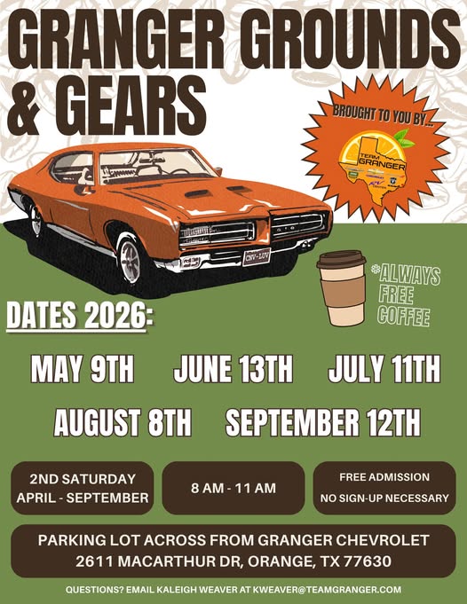 Granger Grounds & Gears – Orange, TX | CarCruiseFinder