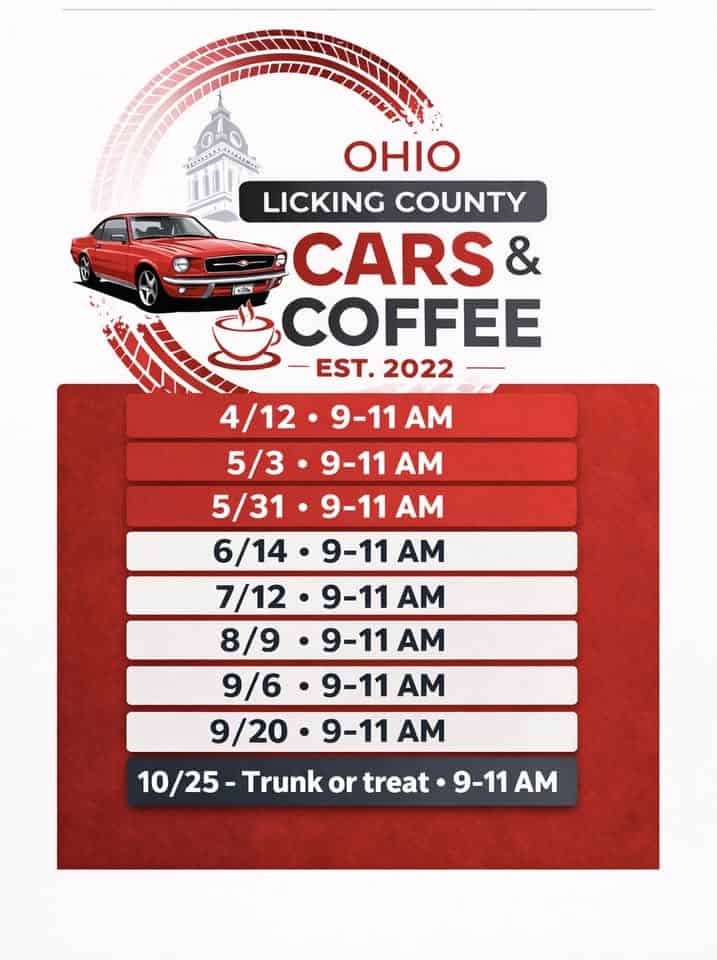 Licking County Cars & Coffee – Newark, OH | CarCruiseFinder