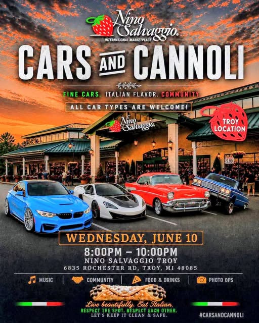 Nino Salvaggio Cars And Cannoli – Troy, MI | CarCruiseFinder