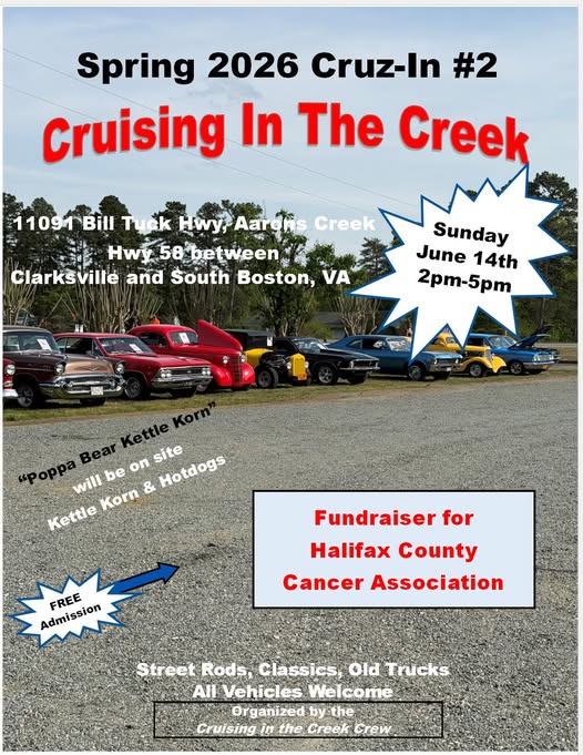Spring 2026 Cruz-in #2 Cruising in the Creek – Aarons Creek, VA ...