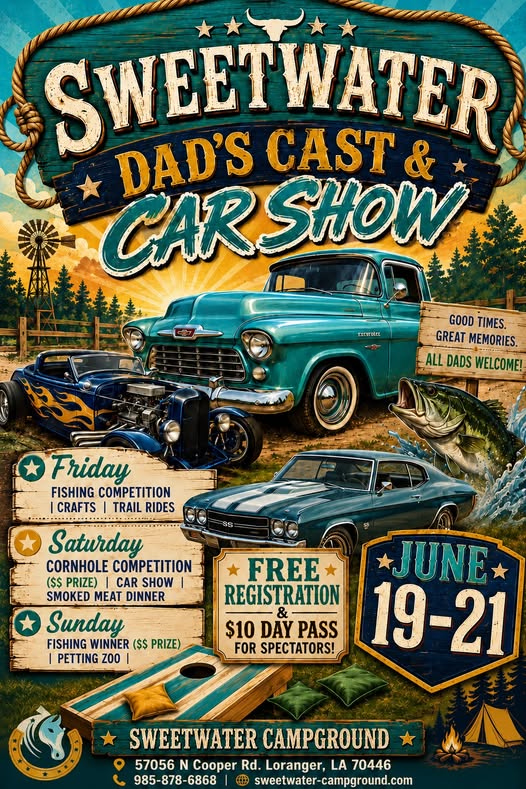 Sun Outdoors New Orleans North Shore Vintage Car Show – Robert, LA ...