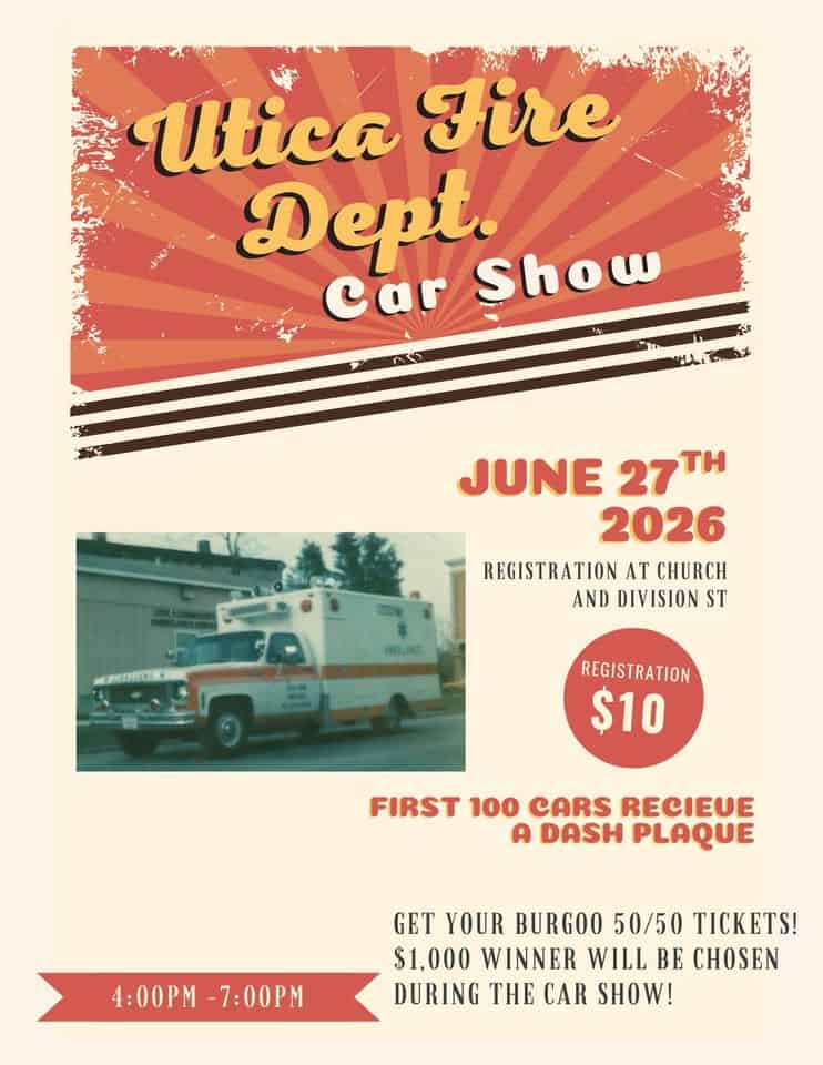 Utica Fire Dept. Car Show – Utica, IL | CarCruiseFinder