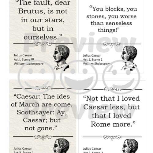 Julius Caesar Play Poster