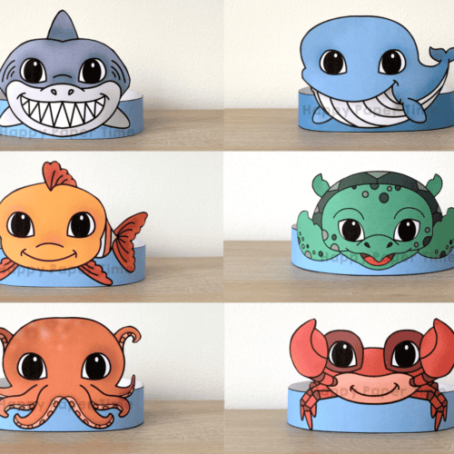 shark hat craft