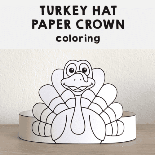 turkey head coloring sheet