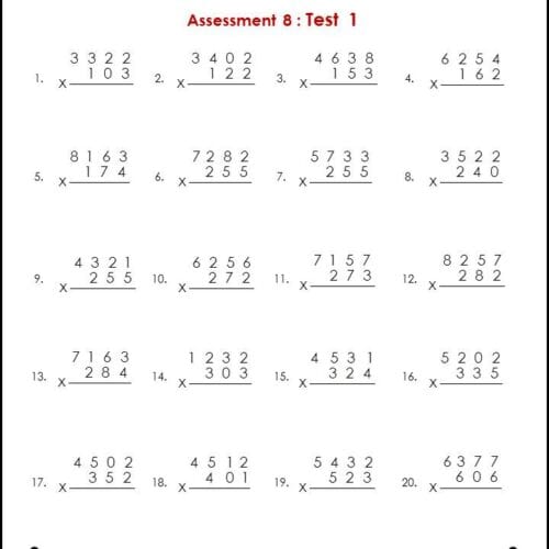 maths multiplication sums hard