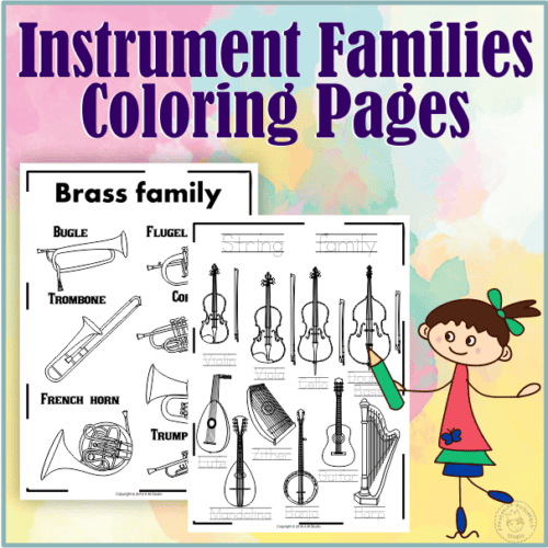 brass family coloring pages