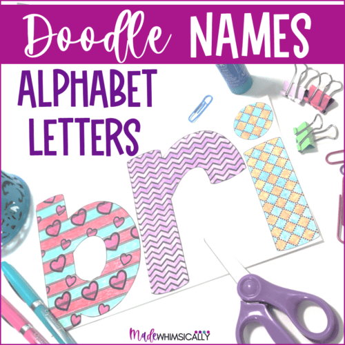 free doodle name coloring pages