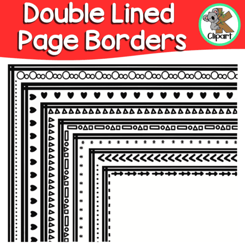 double line border word