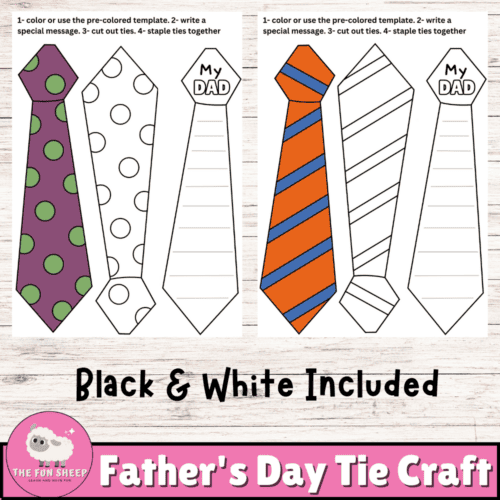 printable necktie template