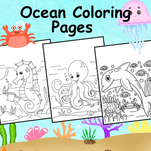ocean coloring pages and older kids