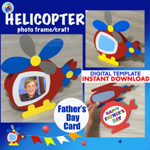 helicopter craft template