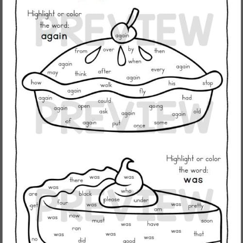 enemy pie coloring pages