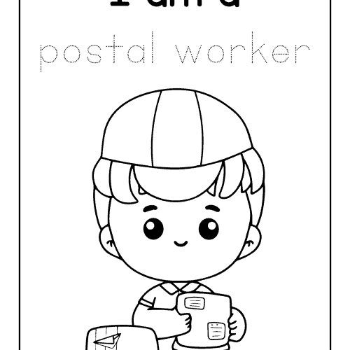 mailman coloring pages