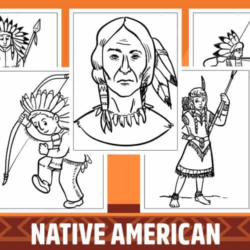 native american design coloring pages