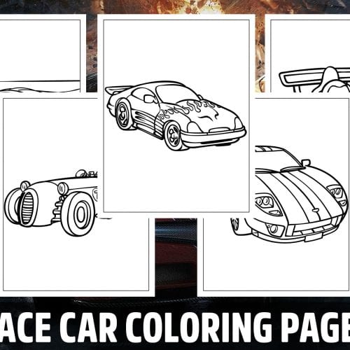 coloring pages race cars printable