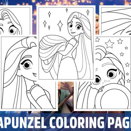 princess coloring pages rapunzel