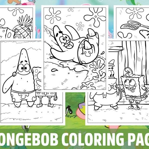 spongebobsquarepants coloring pages