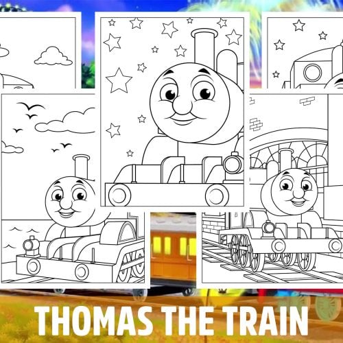 printable train coloring pages