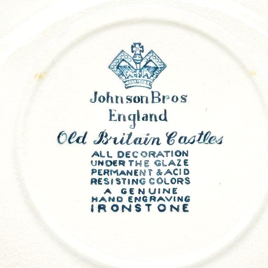 Johnson Brothers Old Britain Castles Pattern Tea Duo - Clyde on 4th ...
