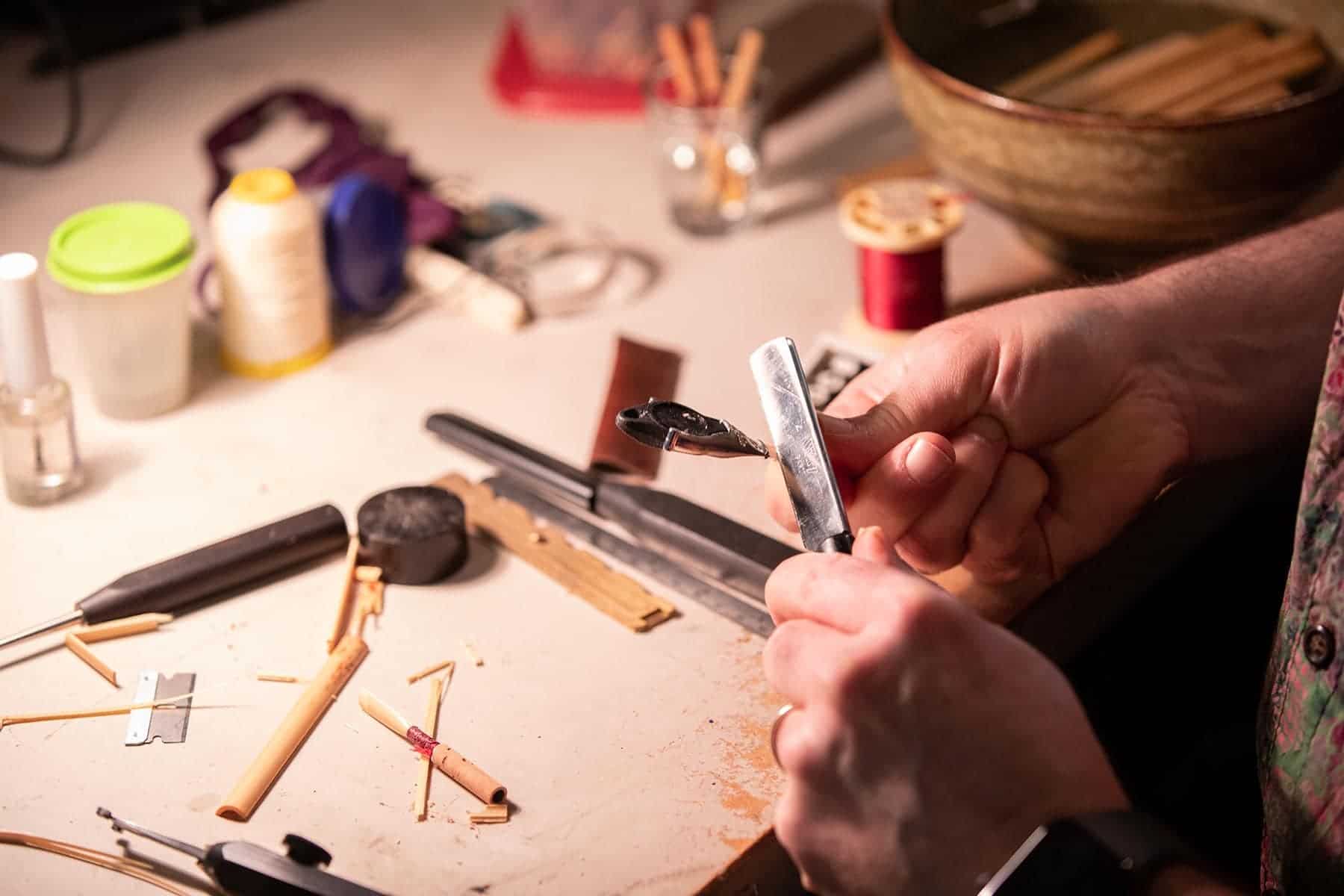 The Agony and Ecstasy of an Oboe Reed Maker | Craftsmanship Magazine
