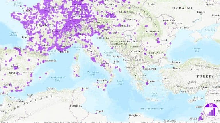 Δίκτυο 5g - Χάρτης Κάλυψης Δικτύου Κινητής Τηλεφωνίας 5g στην Ελλάδα