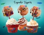 Coco Cupcake Toppers | Instant download design
