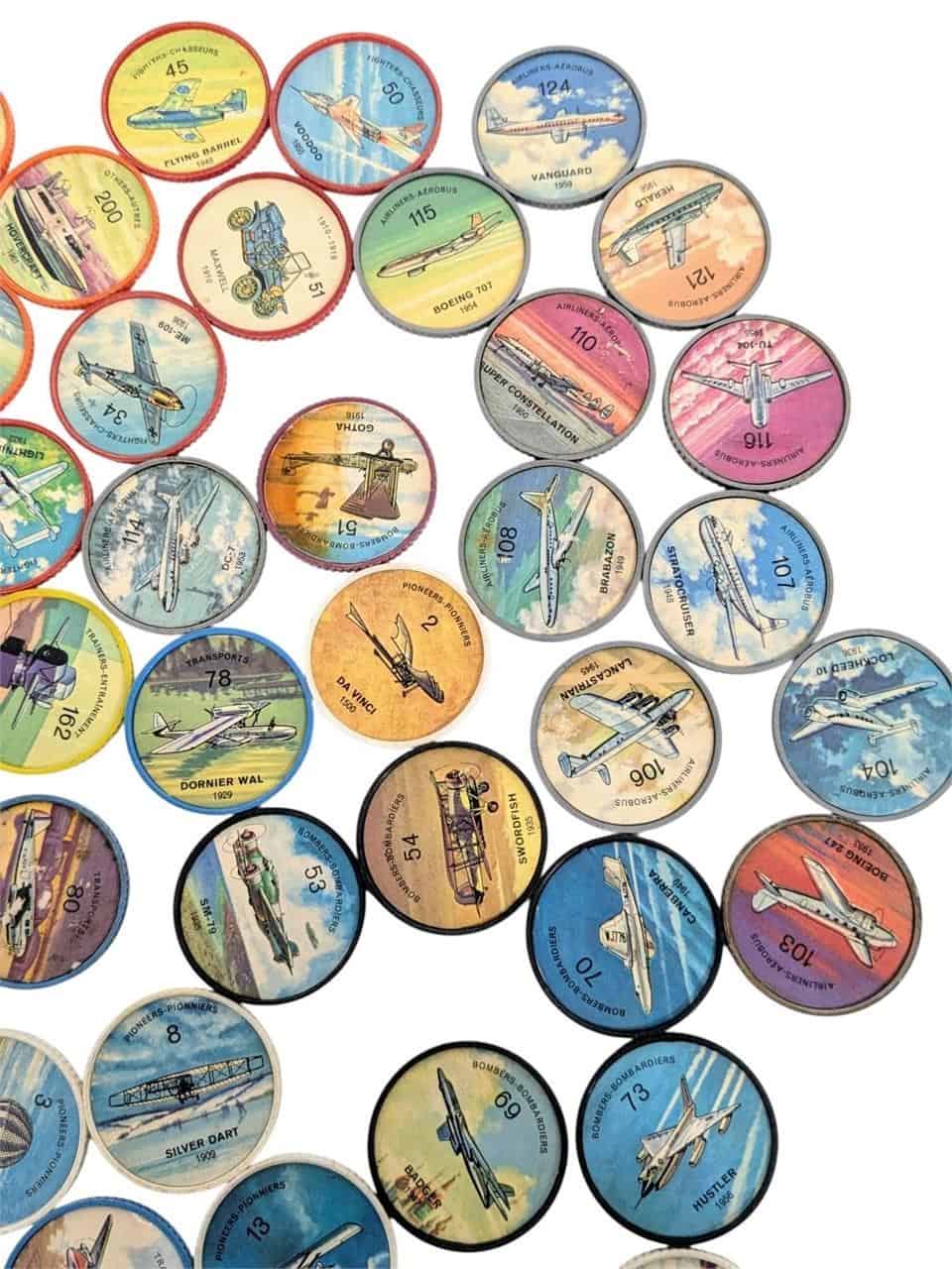 Colorful Jell-O and Hostess Chips Aviation Tokens - AuctionsOntario.ca