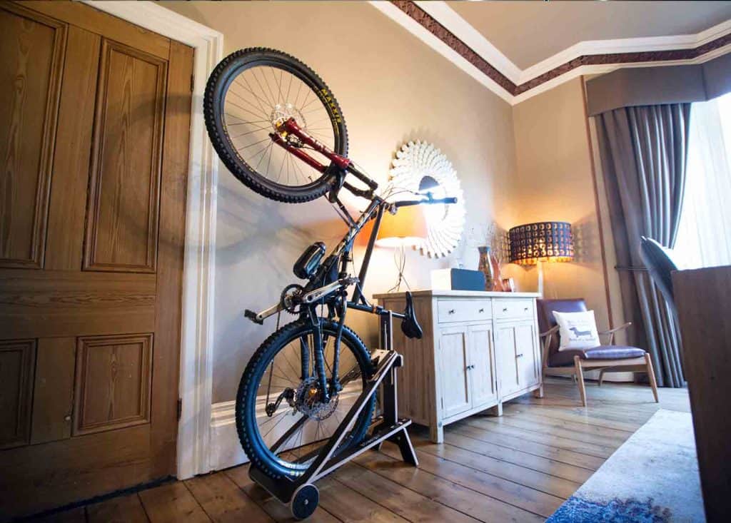 BikeStow Flip - Freestanding Vertical Bike Stand with Wheels