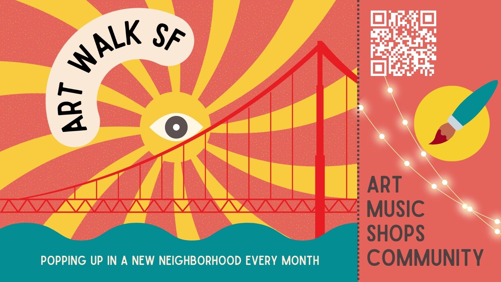 "Art Walk SF" October 2023 Block Party (Glen Park)