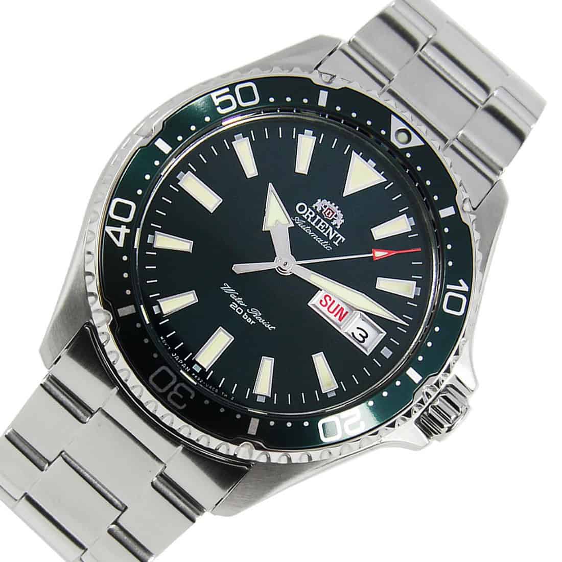 Orient RA-AA0004 RA-AA0004E19B Kamasu Green JAPAN - Chronospride