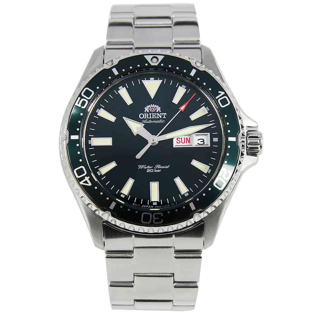 Orient RA-AA0004 RA-AA0004E19B Kamasu Green JAPAN - Chronospride