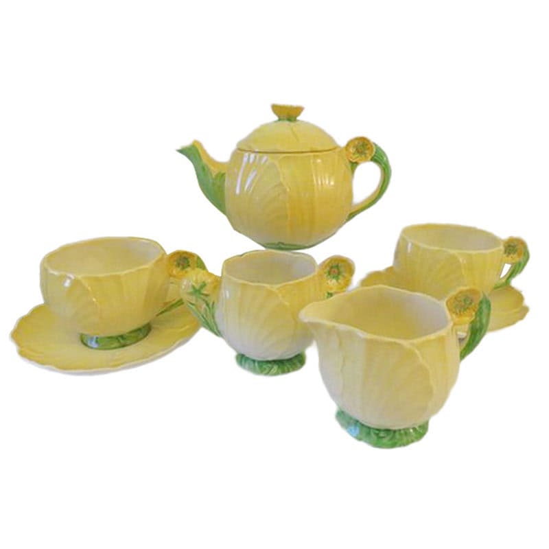 Carlton Ware Yellow Buttercup Tea For Two - Clyde on 4th Antiques ...