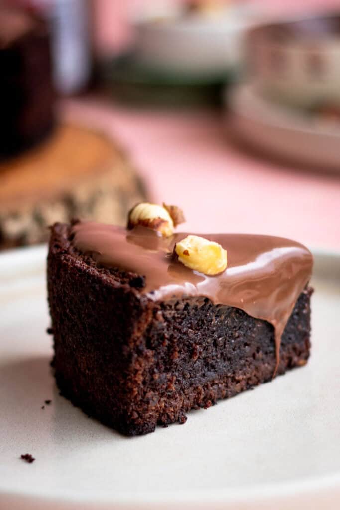 Chocolate Hazelnut cake | Hazelnut Cake recipe - Ginger Skillet